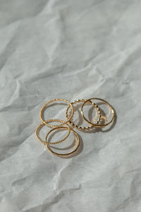 Kira ring set – VIE EN BLEU